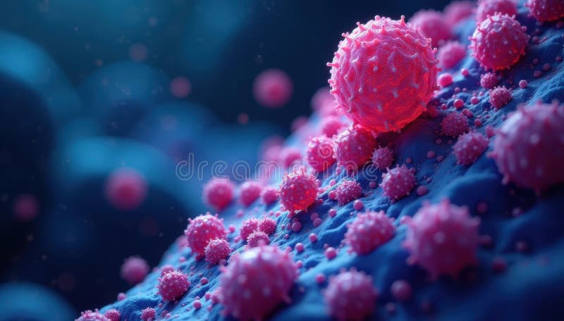 Microscope View of Cell Culture in Biotech Lab, Microscope, Laboratory ...