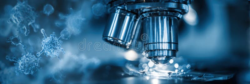 Abstract Blue Overlay Showcasing Detailed Scientific Observation Stock ...