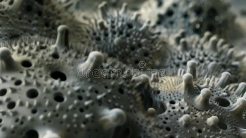 A Microscope View of a Superhydrophobic Surface Showing the Intricate ...