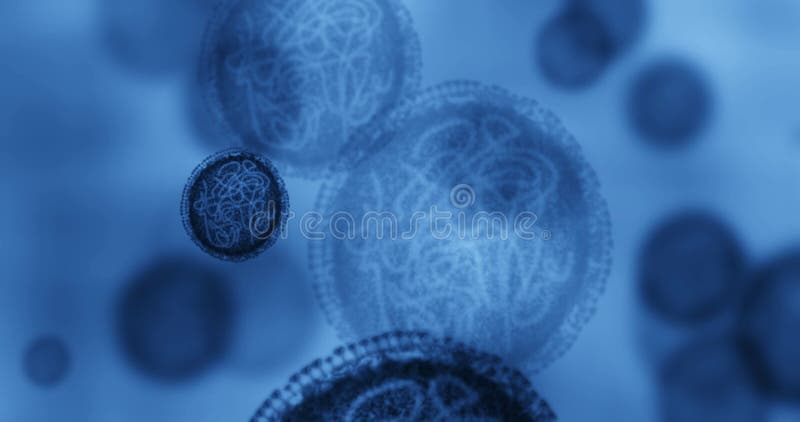 Microscope, Virus and Zoom of Bacteria Science Technology in Medical ...