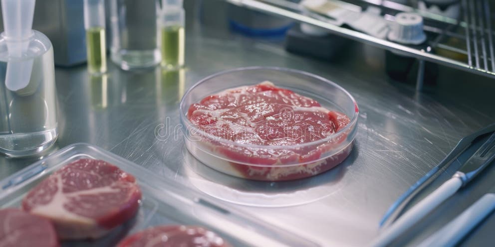 Microscopic Analysis of Meat Samples Stock Photo - Image of laboratory ...