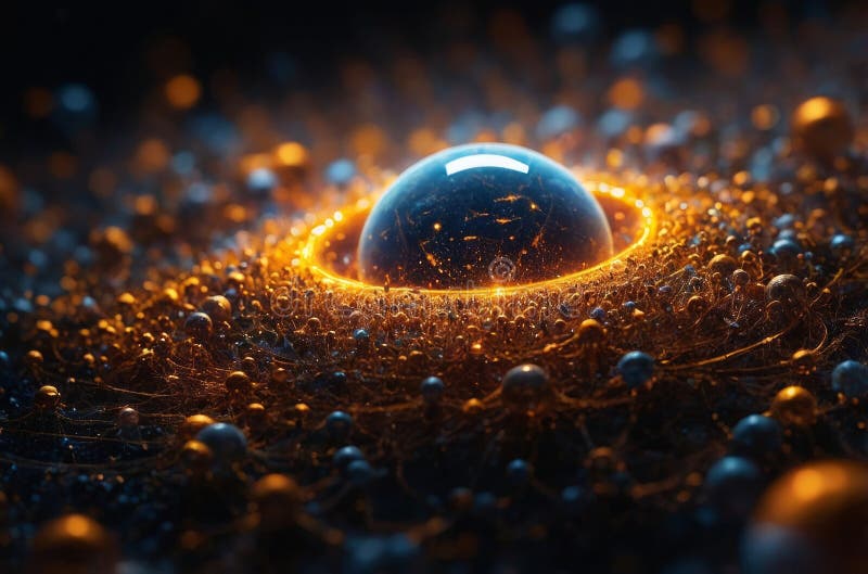 Microscopic Atomic Solar Systems Stock Photos - Free & Royalty-Free ...