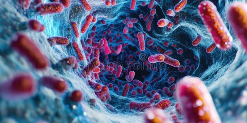 Microscopic Bacteria Under Microscope Stock Image - Image of life ...
