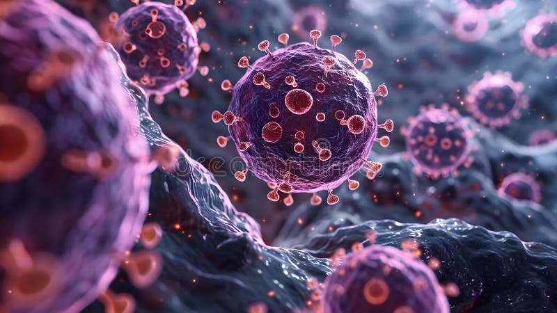 Microscopic Battle between Virus and Immune System within Human Cells ...