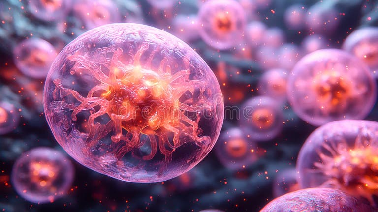 Microscopic Cell Division, Background, Science, Research, Medical Stock ...