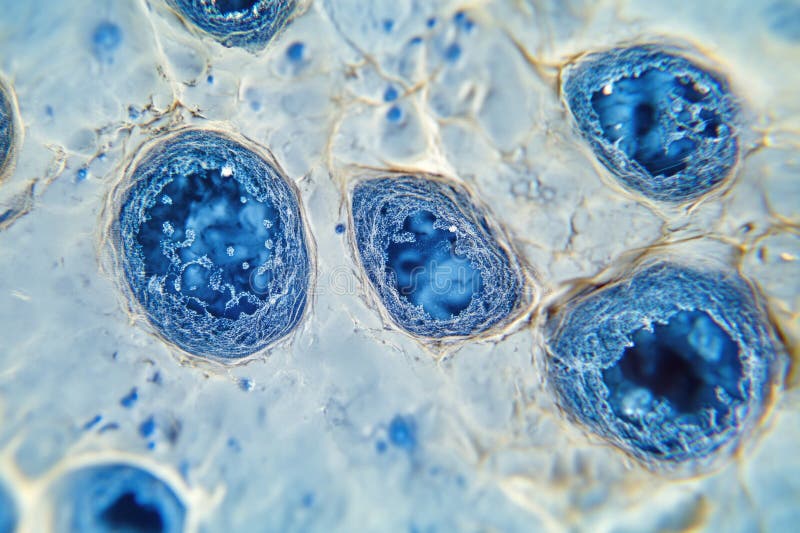 Microscopic cell samples stock photo. Image of samples - 378837346