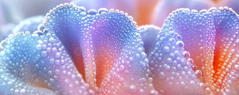 Microscopic Cell Structure is Depicted in a Pink and Purple 3D Render ...