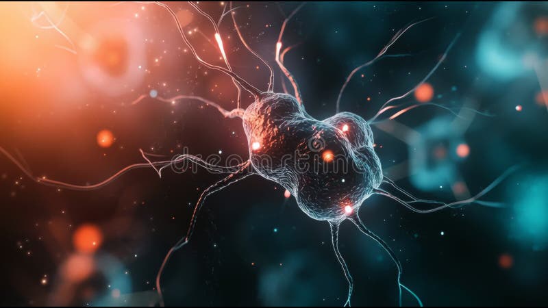 Microscopic Cell Structure Intricate Details of a Single Cell ...