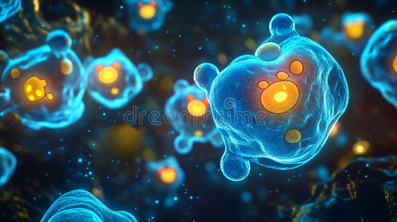 Microscopic Cell Structures Abstract Background High Quality Image ...