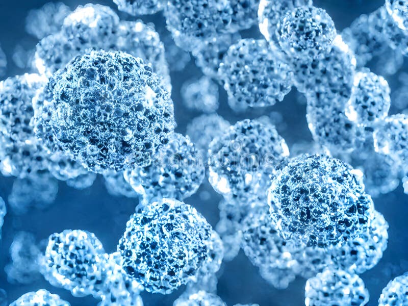 Microscopic Cells. Biology or Science Concept Stock Photo - Image of ...