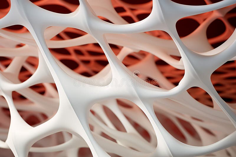 Microscopic Cellular Membrane Structure Closeup. Generate Ai Stock ...