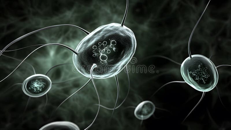 Microscopic Cellular Network Abstract Art Royalty Free Image Stock ...