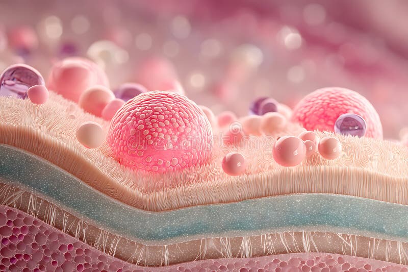 Microscopic Cellular Structure: a Detailed Visualization of Cell ...