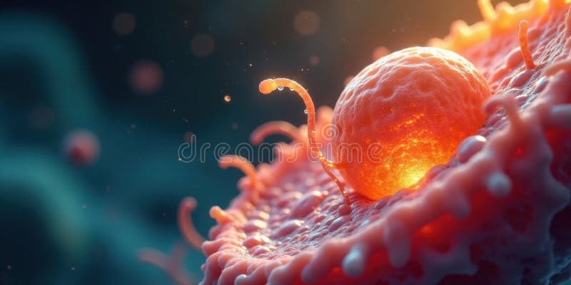 Microscopic Cellular Structure a Detailed Visualization of Organic Cell ...