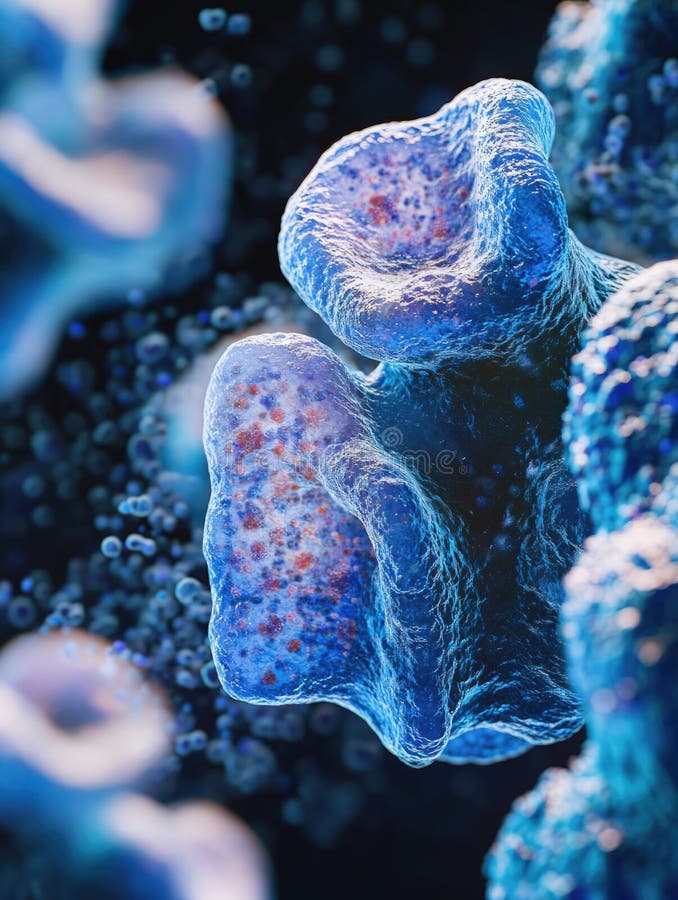 Microscopic Cellular Structure Stock Image - Image of immune, medical ...