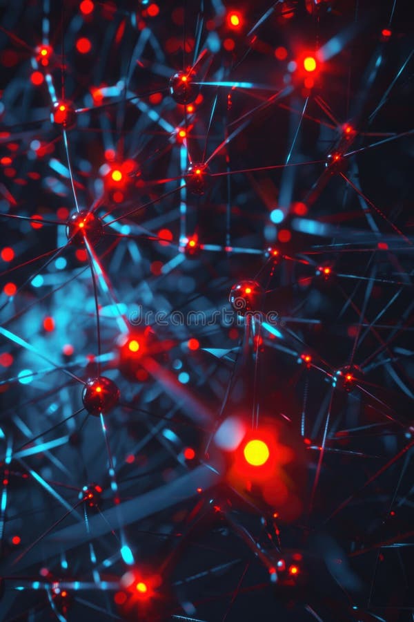 Microscopic Cellular Structures Stock Photo - Image of generated ...