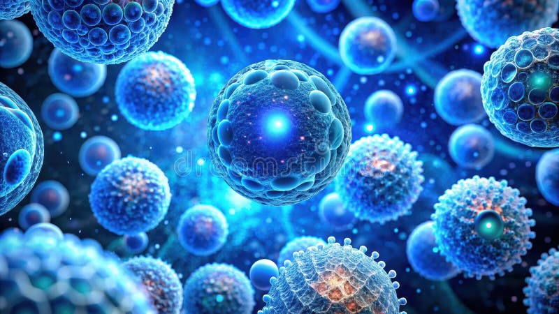 Microscopic Cellular Structures a Vivid Depiction of Complex Biological ...