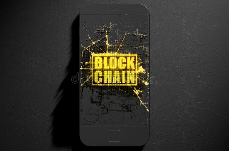 Block Chain Icons. Collection of 16 Vector Blockchain Signs Stock ...