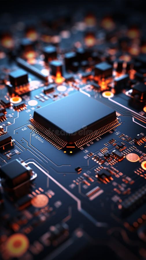 Microscopic Components Form an Elaborate Circuitry Pattern on the ...