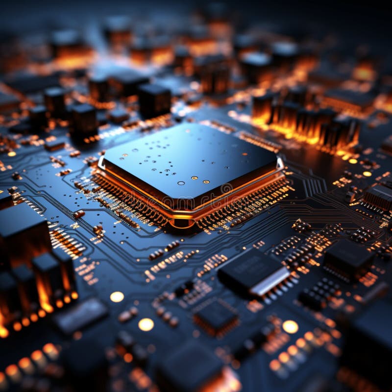 Microscopic Components Form an Elaborate Circuitry Pattern on the ...