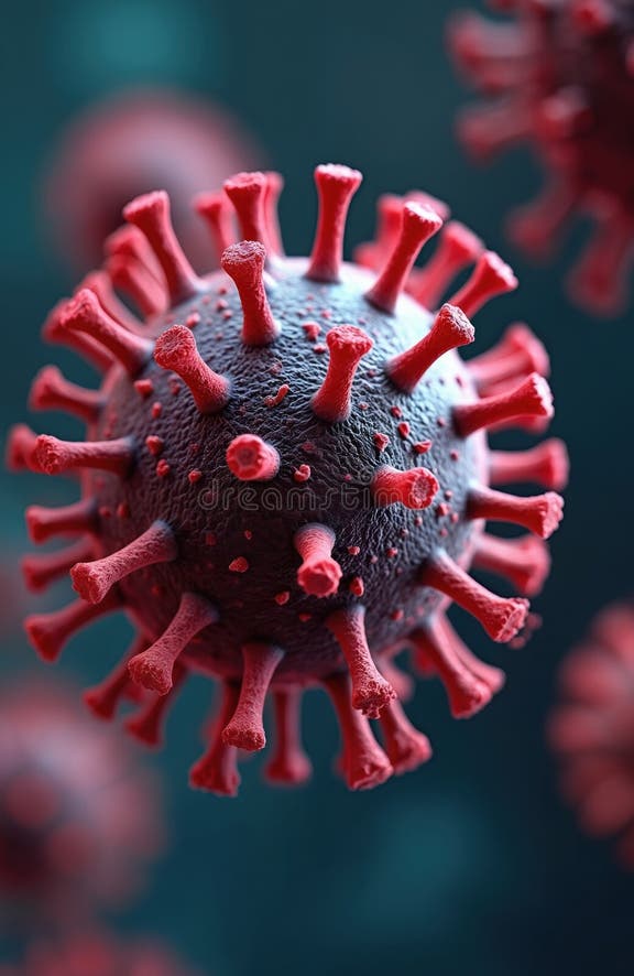 Microscopic Detailed Graphic of HIV Virus Structure. Science ...