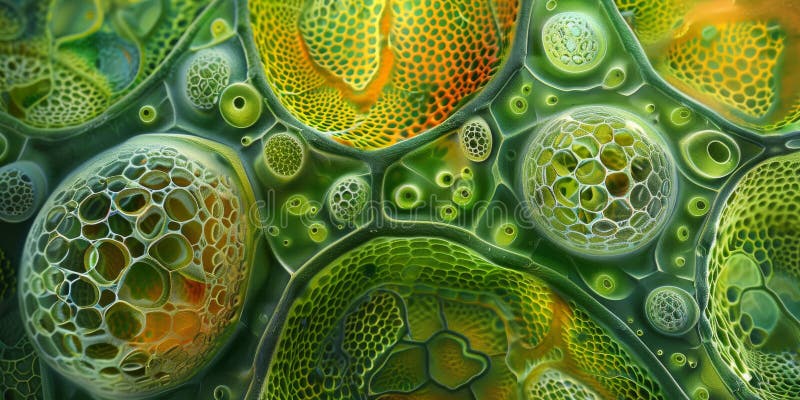 Microscopic Details of Stomata on a Leaf or the Intricate Patterns of ...
