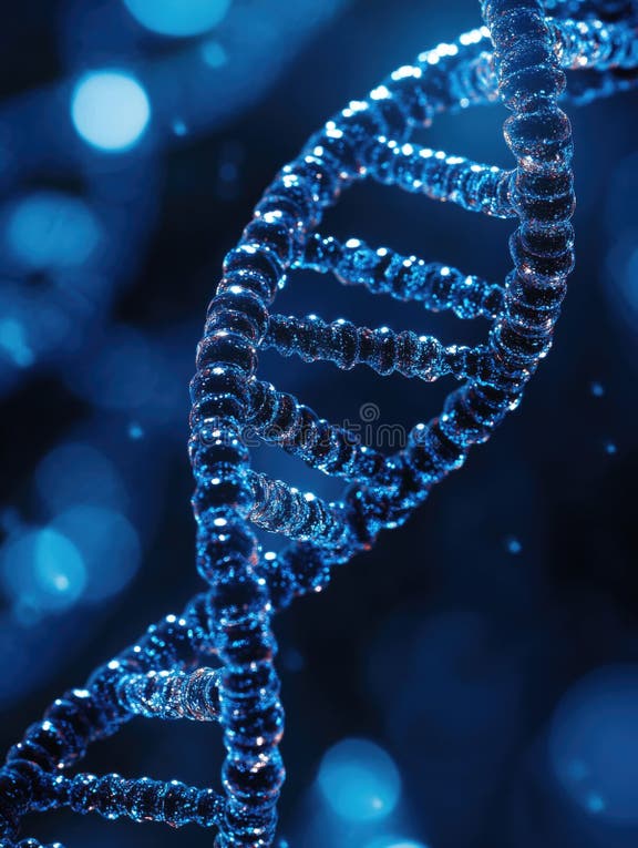 Microscopic DNA Structure stock image. Image of intricate - 385382995