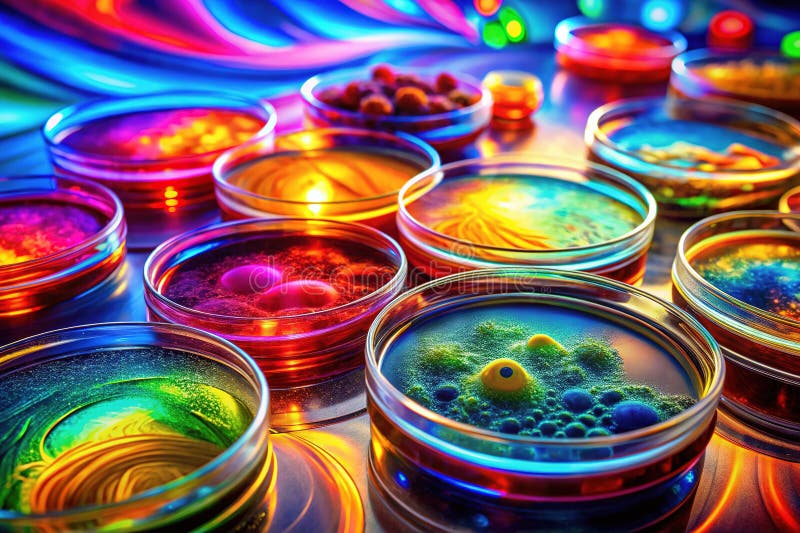 Microscopic Double Exposure of Thawing Bacterial Cultures in a ...