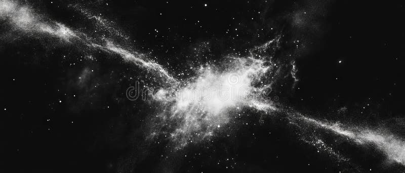 Microscopic Dust Particles Float within a Central Clear Area Against a ...