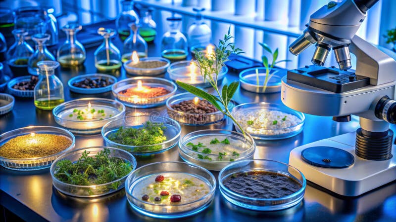 Microscopic Examination of Genetically Modified Plant Specimens in a ...