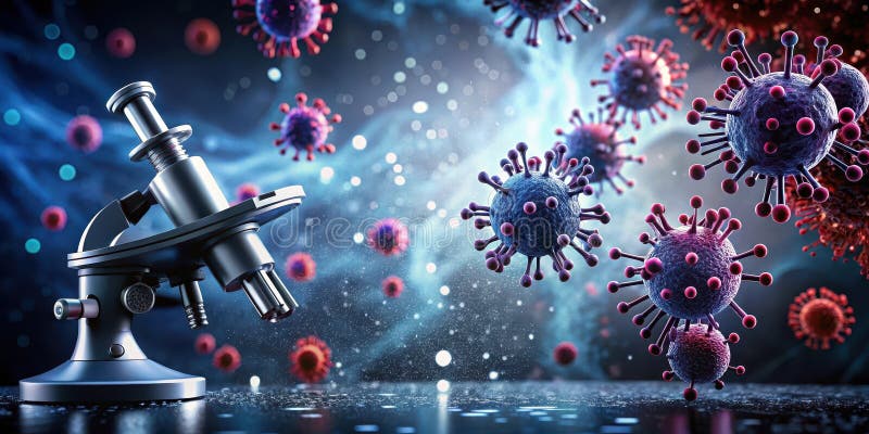 Microscopic Examination of Pathogens a Detailed Visual Representation ...