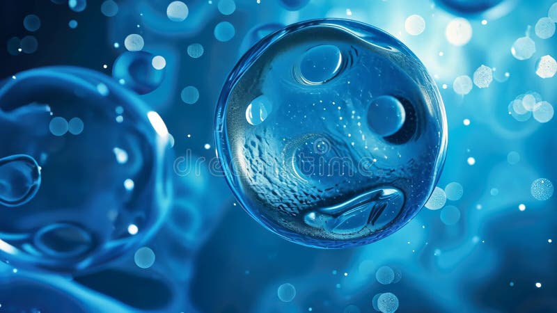 Detailed View Reveals the Intricate Structure of an Oxygen Cell Under ...