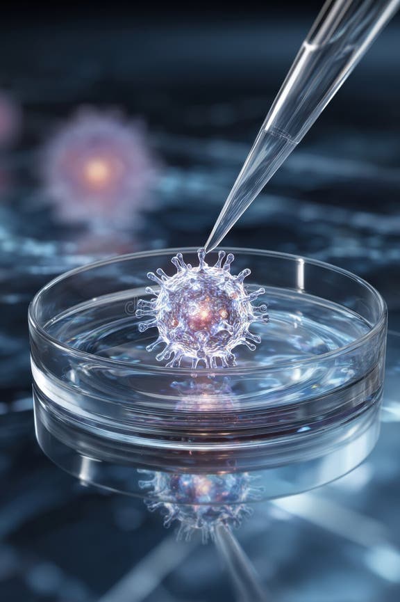 Microscopic Examination of Virus Particle in Laboratory Setting for ...