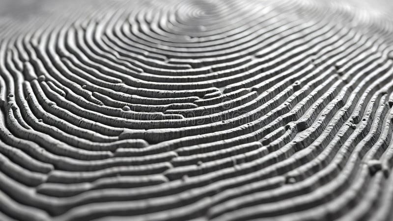 Microscopic Fingerprint Texture, Unique Ridges and High Quality Image ...