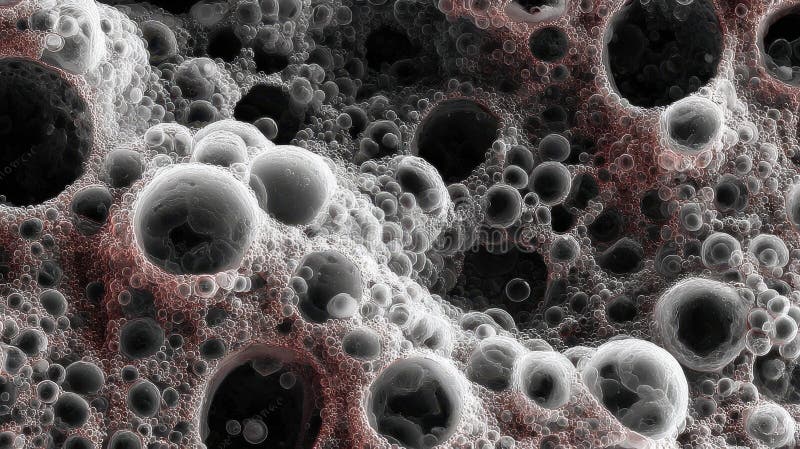 Microscopic Froth Sample Undergoing Dynamic Transformation at Low ...