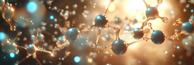 Microscopic Gas Particles Suspended in the Air Illuminated by Light ...