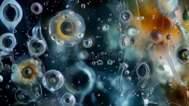 A Microscopic Glimpse into the Vast World of Plankton with Various ...
