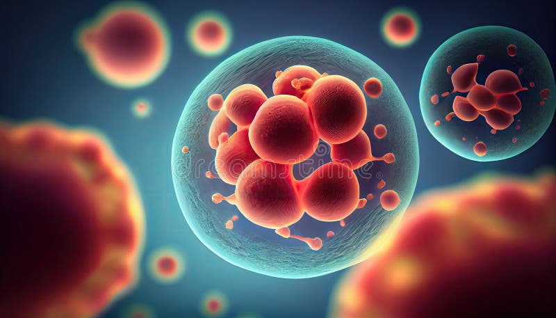 Microscopic Human Cells 3d Rendering Mobile Phone Molecular Neural ...