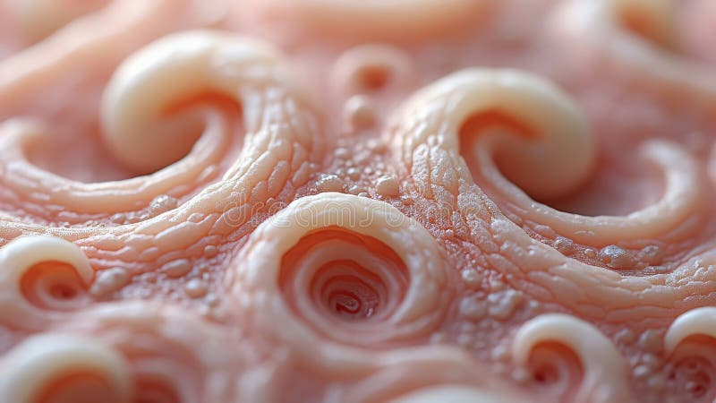 Microscopic Human Skin Pore, Intricate Structure High Quality Image ...