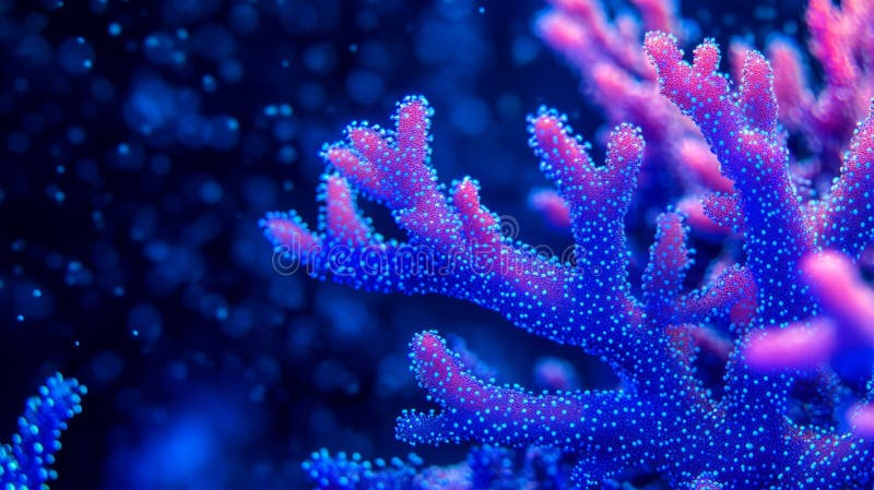 Microscopic Image of Bacteria Glowing in the Dark when Exposed To ...