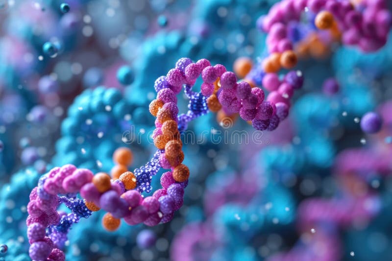 Microscopic Image of Gene Expression Profile Stock Image - Image of ...
