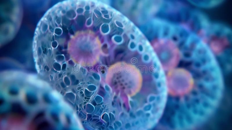 A Microscopic Image of a Nematode Egg Resembling a Tiny Jewel with Its ...