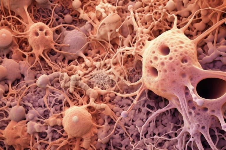 Microscopic Image of Osteoblasts and Osteocytes Stock Photo - Image of ...
