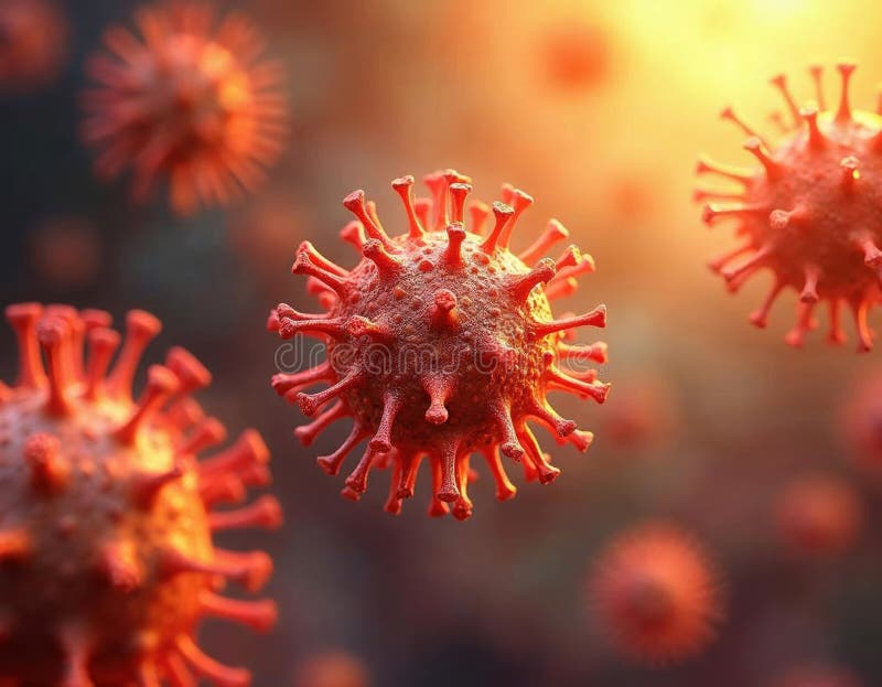 Microscopic Image Shows a Star-like Cell with Protrusions, Surrounded ...