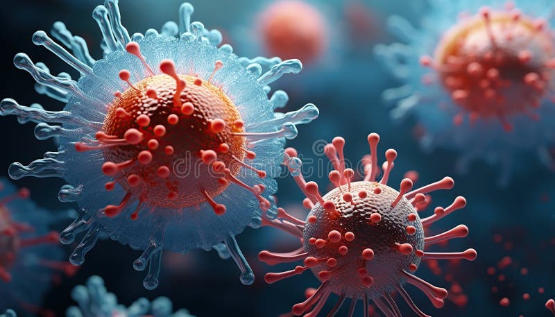 Microbacteria and Bacterial Organisms.biology and Science Background ...