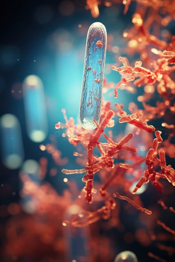 Microbacteria and Bacterial Organisms.biology and Science Background ...