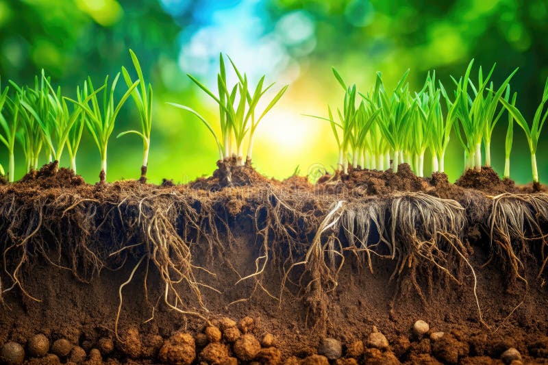 A Microscopic Journey into the Earth Unveiling the Intricate Root ...