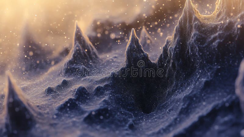 A Microscopic Landscape of Dust Particles Forming Mountains and Valleys ...