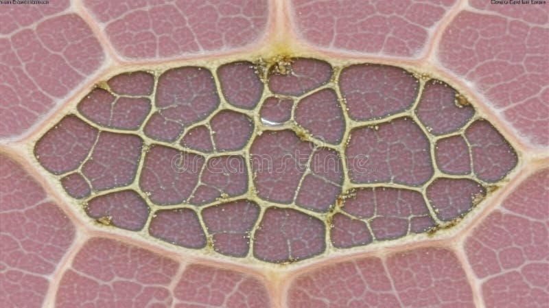 Microscopic Leaf Cell Structure Detail Abstract High Quality Image ...