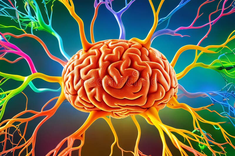 A Microscopic Look at the Intricate Neural Pathways of the Brain Stock ... A Microscopic Look at the Intricate Neural Pathways of the Brain Stock ...
